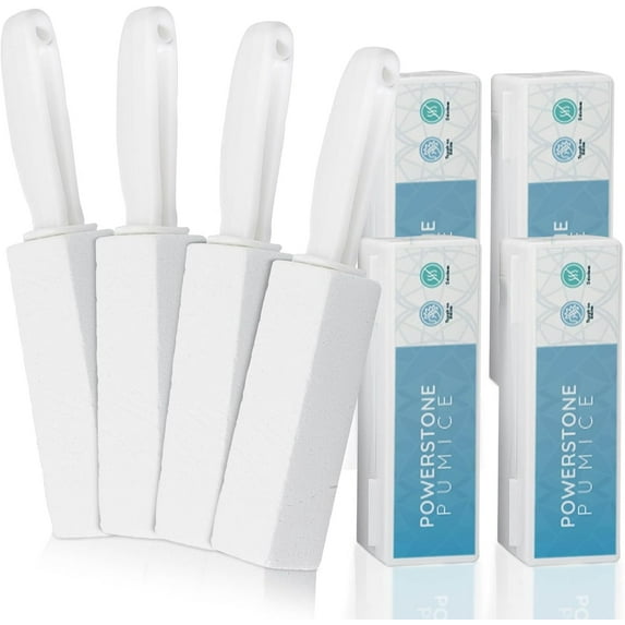 Pumice Stone Toilet Bowl Cleaner with Handle (4-pack) - A Solution for ...