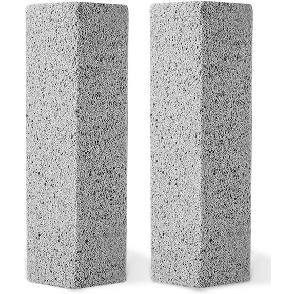 Pumice Stone for Toilet Cleaning Bowl Stick, Remove Hard Water Rings ...