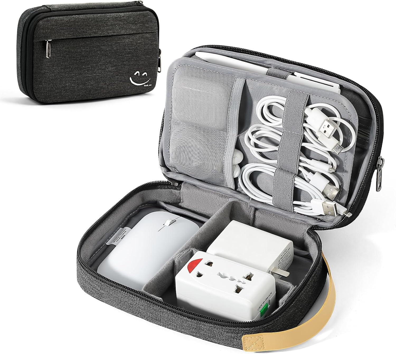 Pumier Cord Organizer Travel, Electronic Organizer Travel Case, Cable ...
