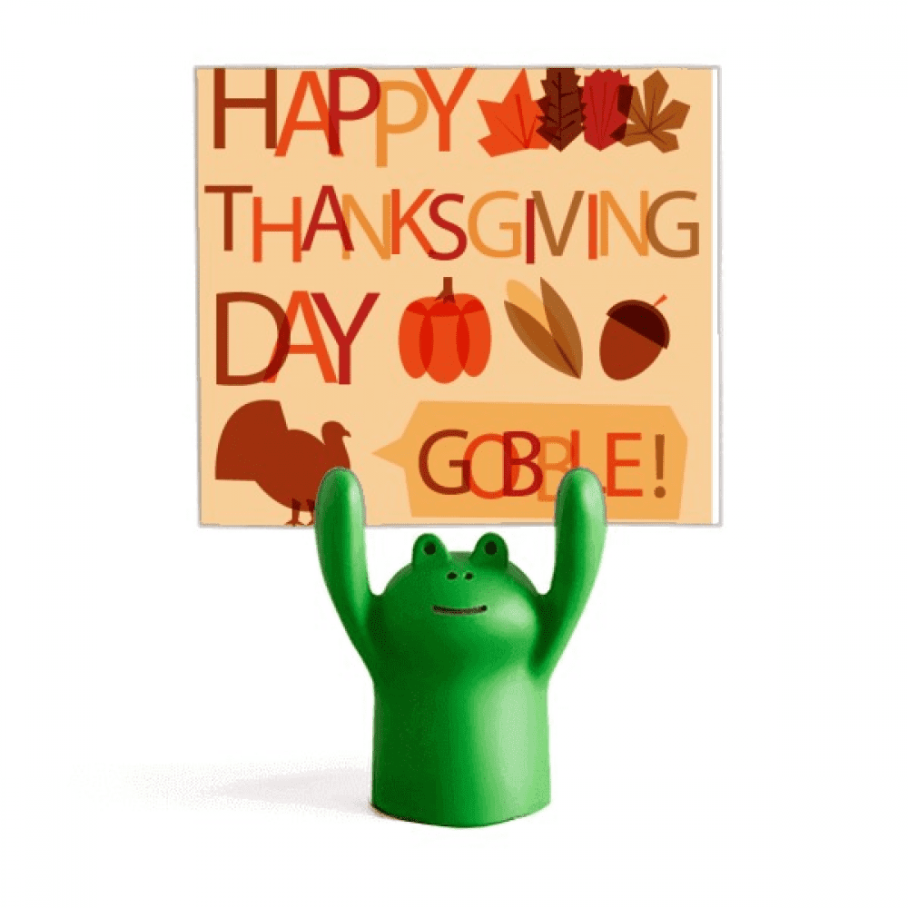 Pumkin Thanksgiving Day Turkey Pattern Memo Holder Cartoon Animal Frog ...