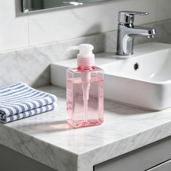 Pump Bottle ,Clear Plastic Refillable Pump Dispensing Bottles, BPA-Free ...