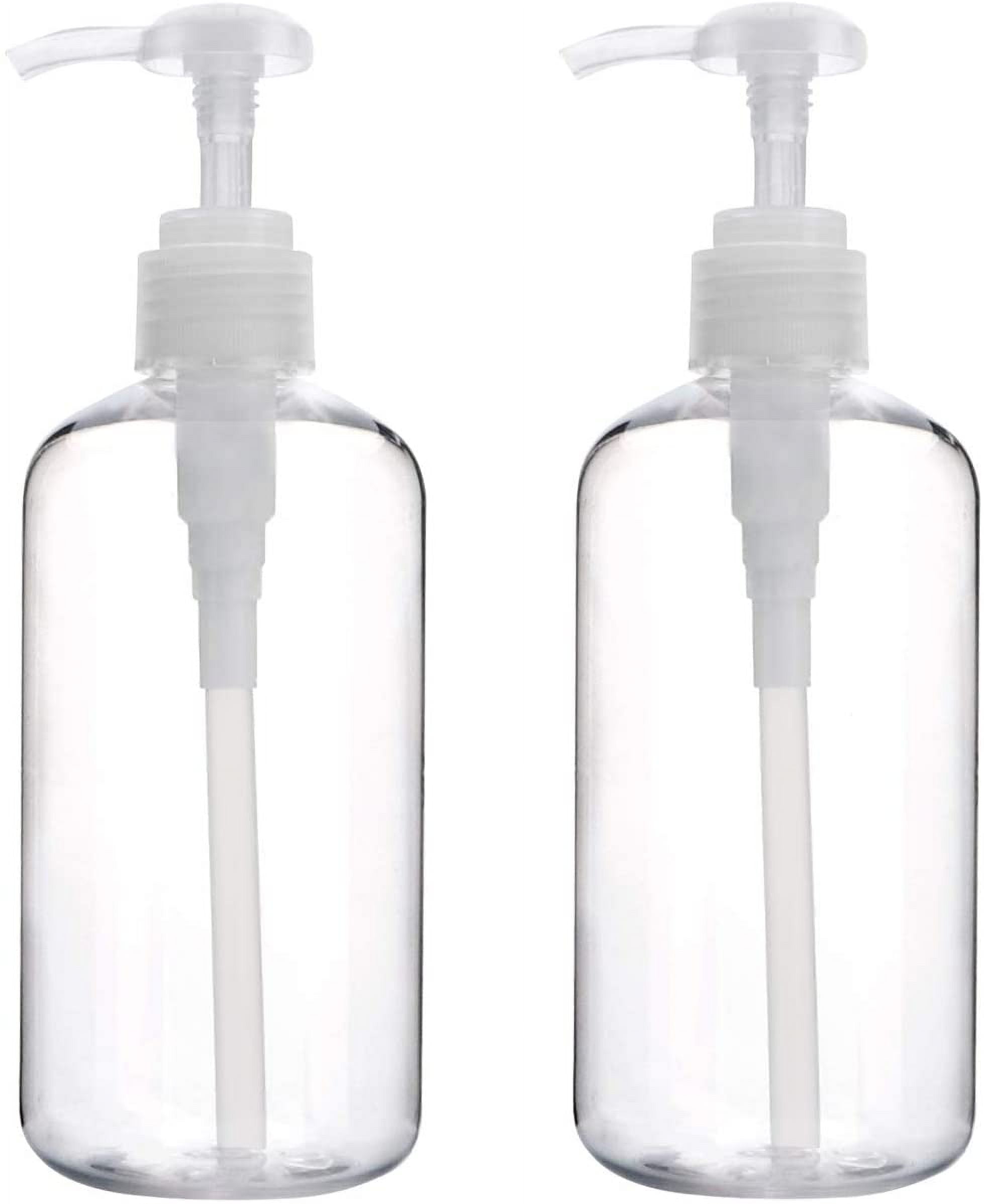 Pump Bottle Shampoo Pump Dispenser Shampoo Bottles with Pump 10oz Clear ...