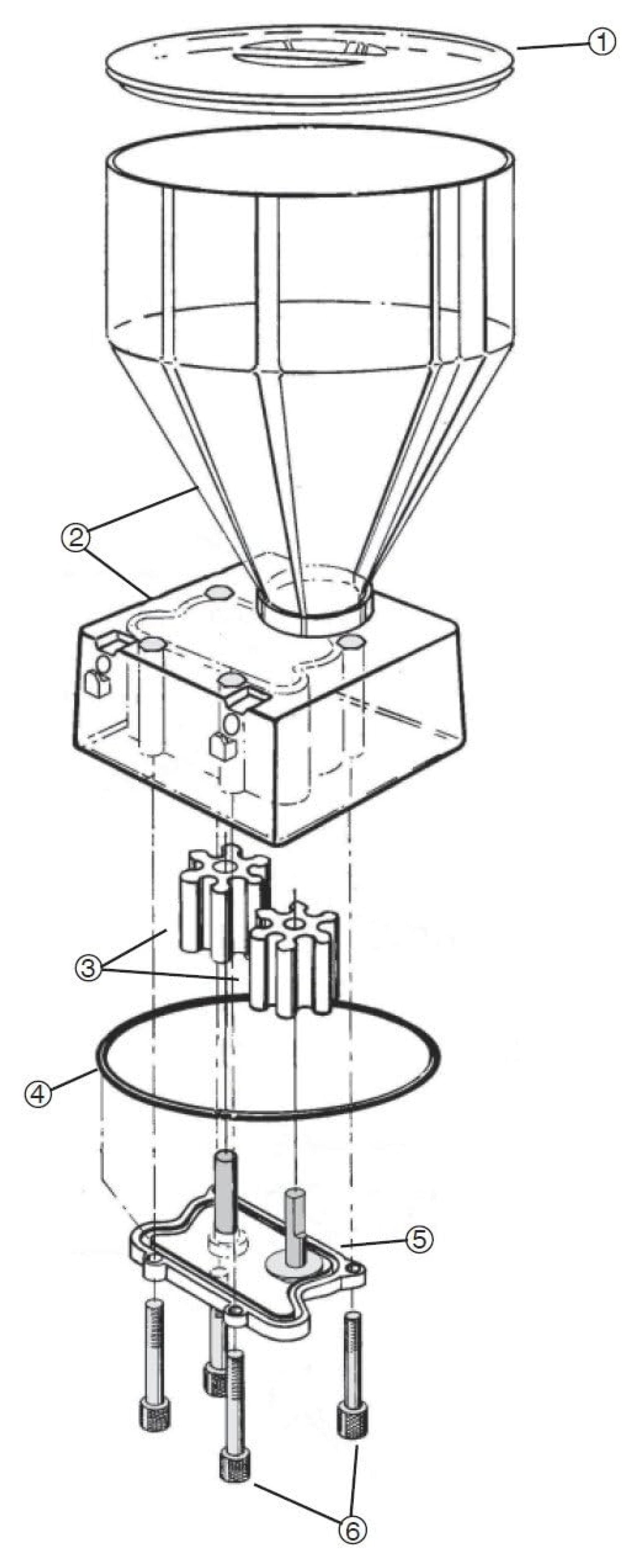 Pump Cover Assembly for Edhard F Series Double Filler Units, Replaces ...