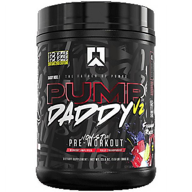RYSE Pump Daddy V2, Non-Stim Pre-Workout, Freedom Rocks, 1.5 lb (668 g) - Walmart.com