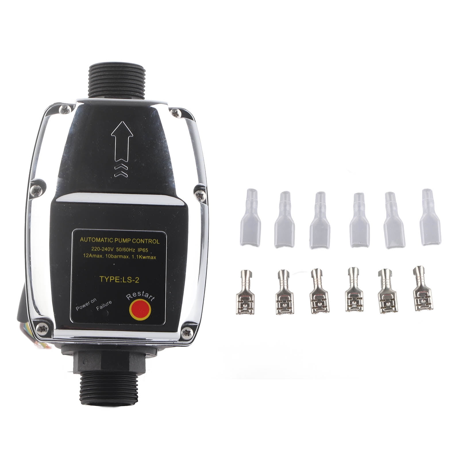 Pump Electronic Pressure Switch, 110-230V Pressure Controller G1 Thread IP65 For Home - Walmart.com