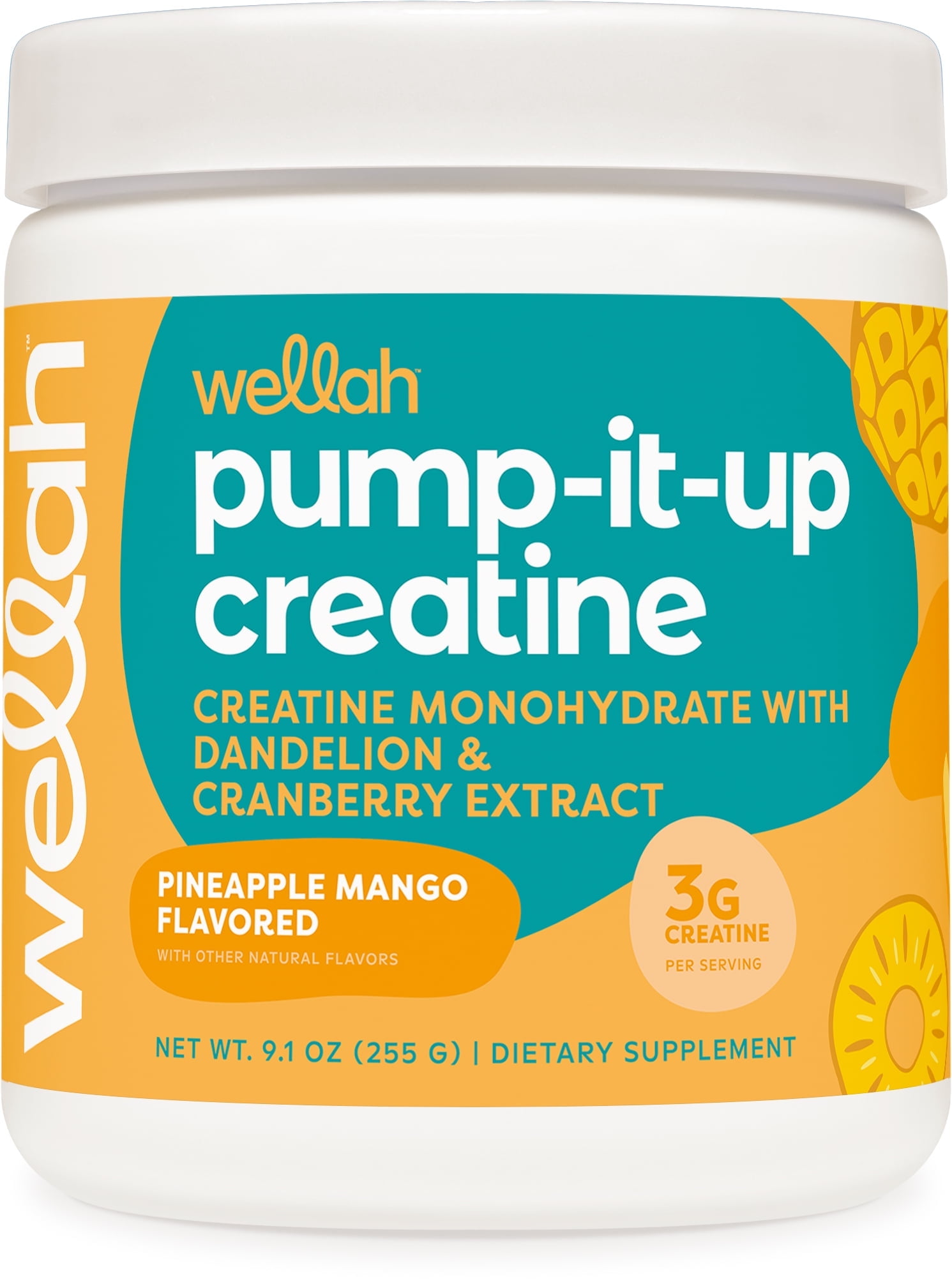 Pump-It-Up Creatine (50 Servings, Pineapple Mango) - Creatine ...