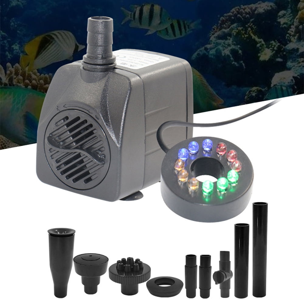 Pump,Max 4.9ft Pump With Cup Portable Lift And Pump Pond Nozzle 1000l/h ...