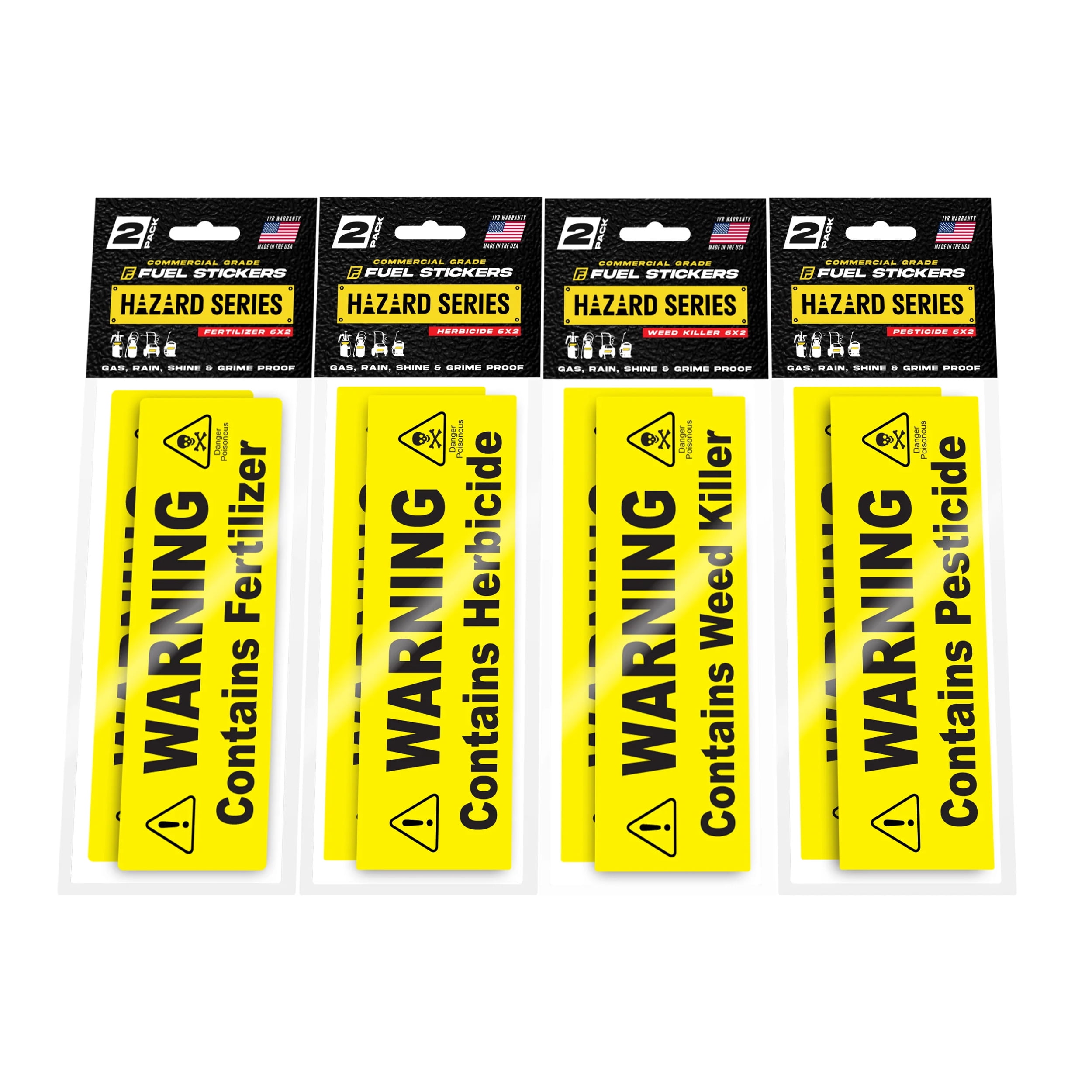 Pump Sprayer Label - Variety Pack: Fertilizer, Herbicide, Weed Killer ...