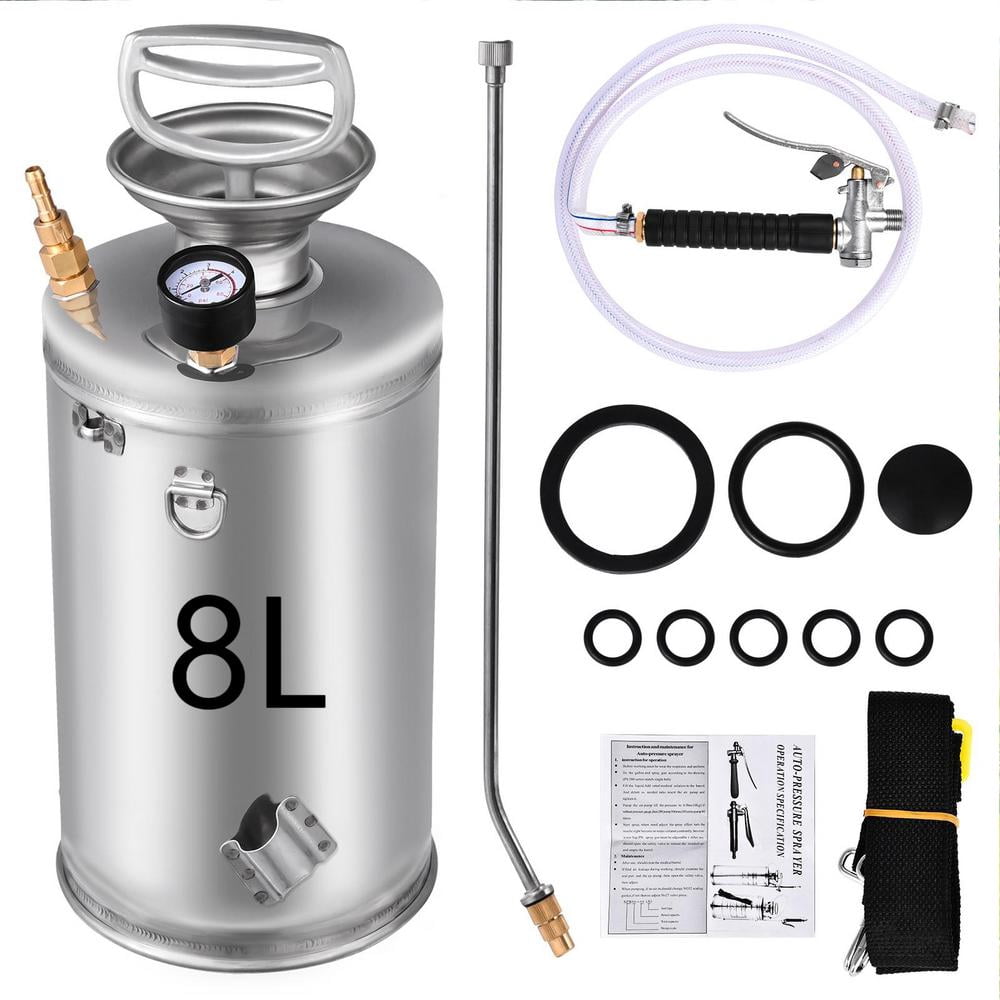 Pump Sprayer Stainless Steel, Lawn and Garden Hand Pump Sprayer with ...