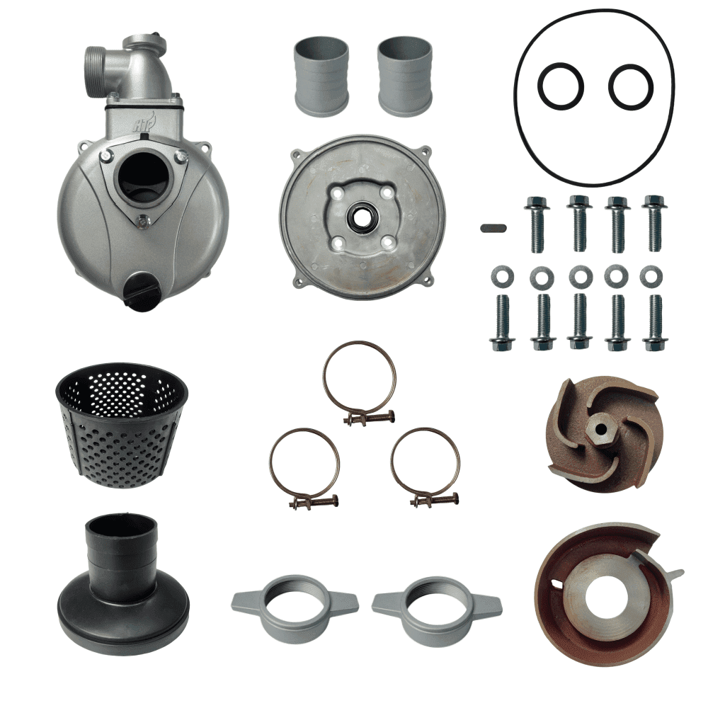 Pump W/NPT-Thread 3-Bolt-Inlet and Outlet For Straight Keyed Shaft 2 ...