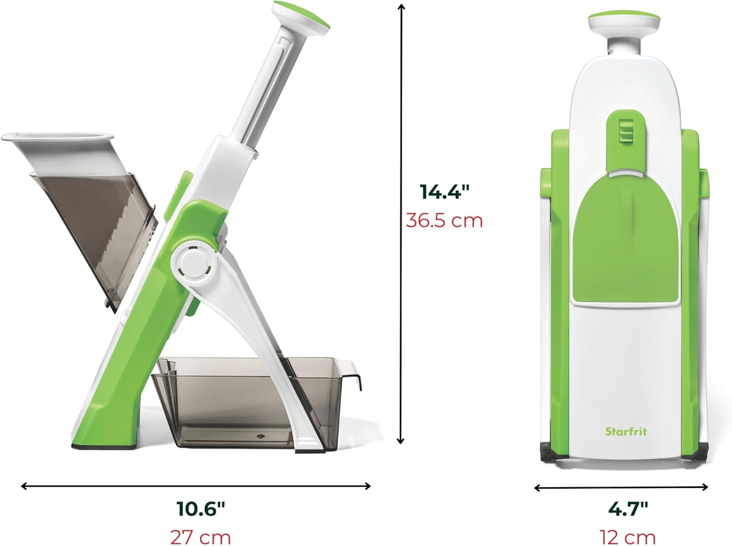 Pump'n'Slice - Vertical Mandoline, Food Chopper, Slicer - Precision ...