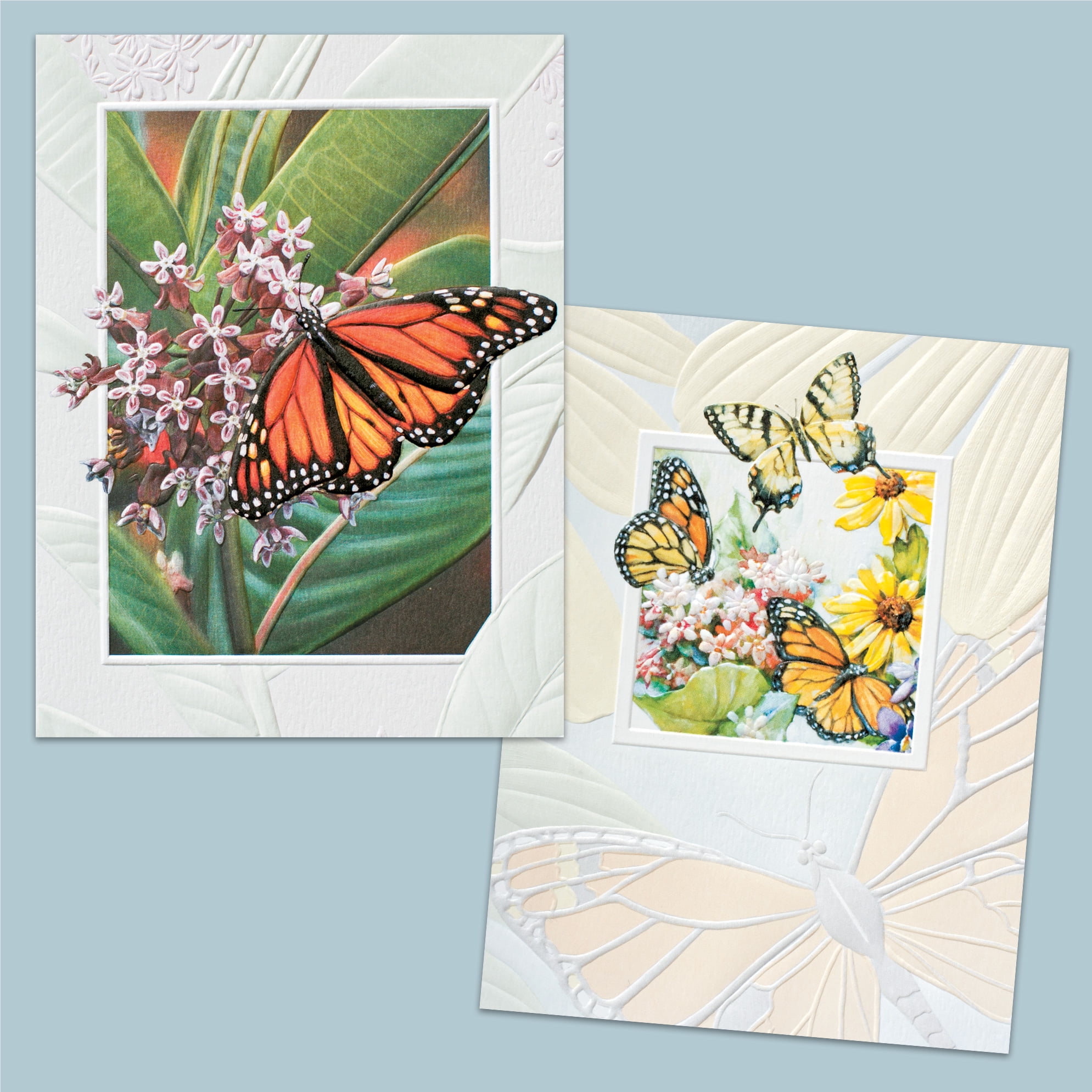 Pumpernickel Press Embossed Small/Petite Blank Note Card Set ...