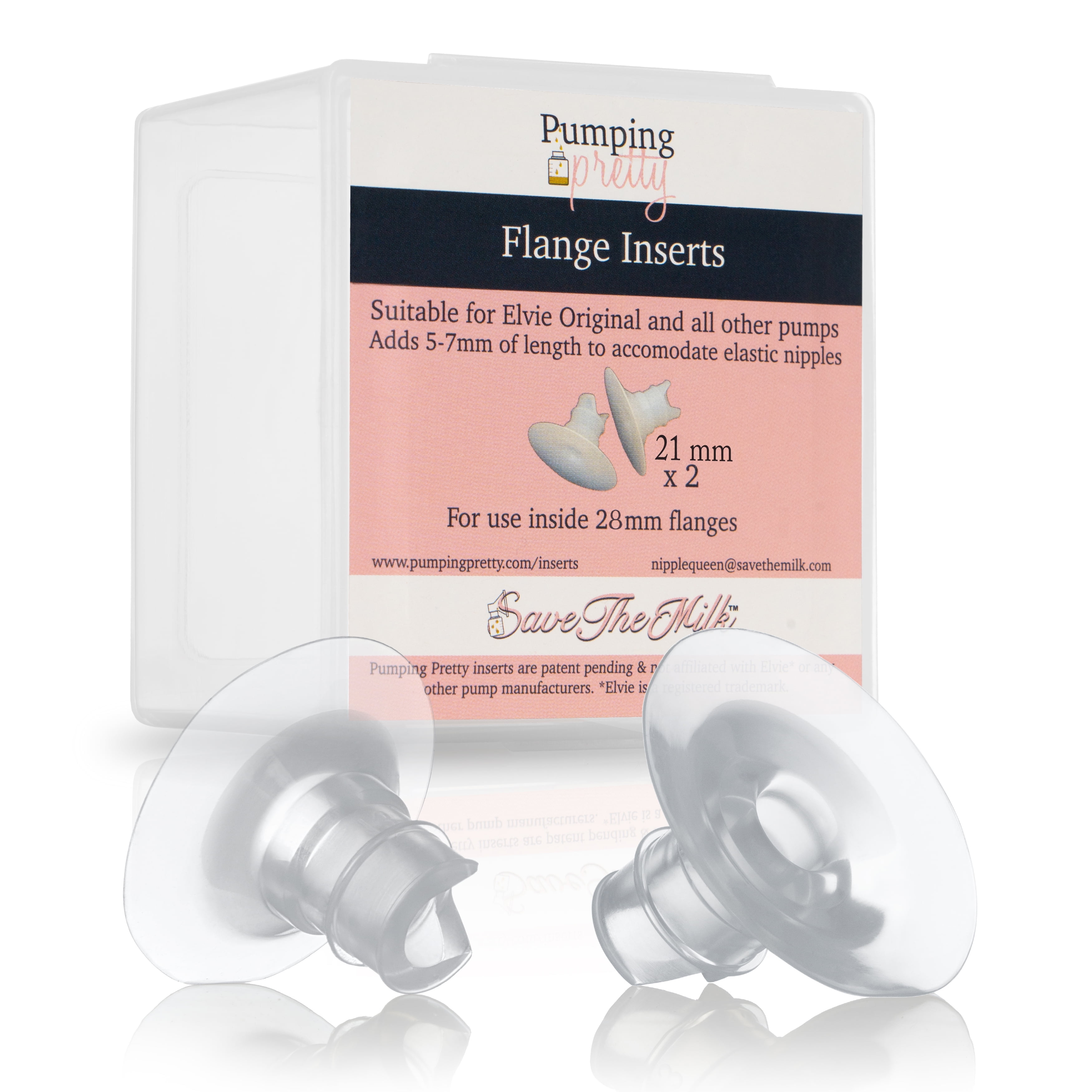 Pumping Pretty Inserts - 21mm (pair), Compatible with Wearable Breast ...
