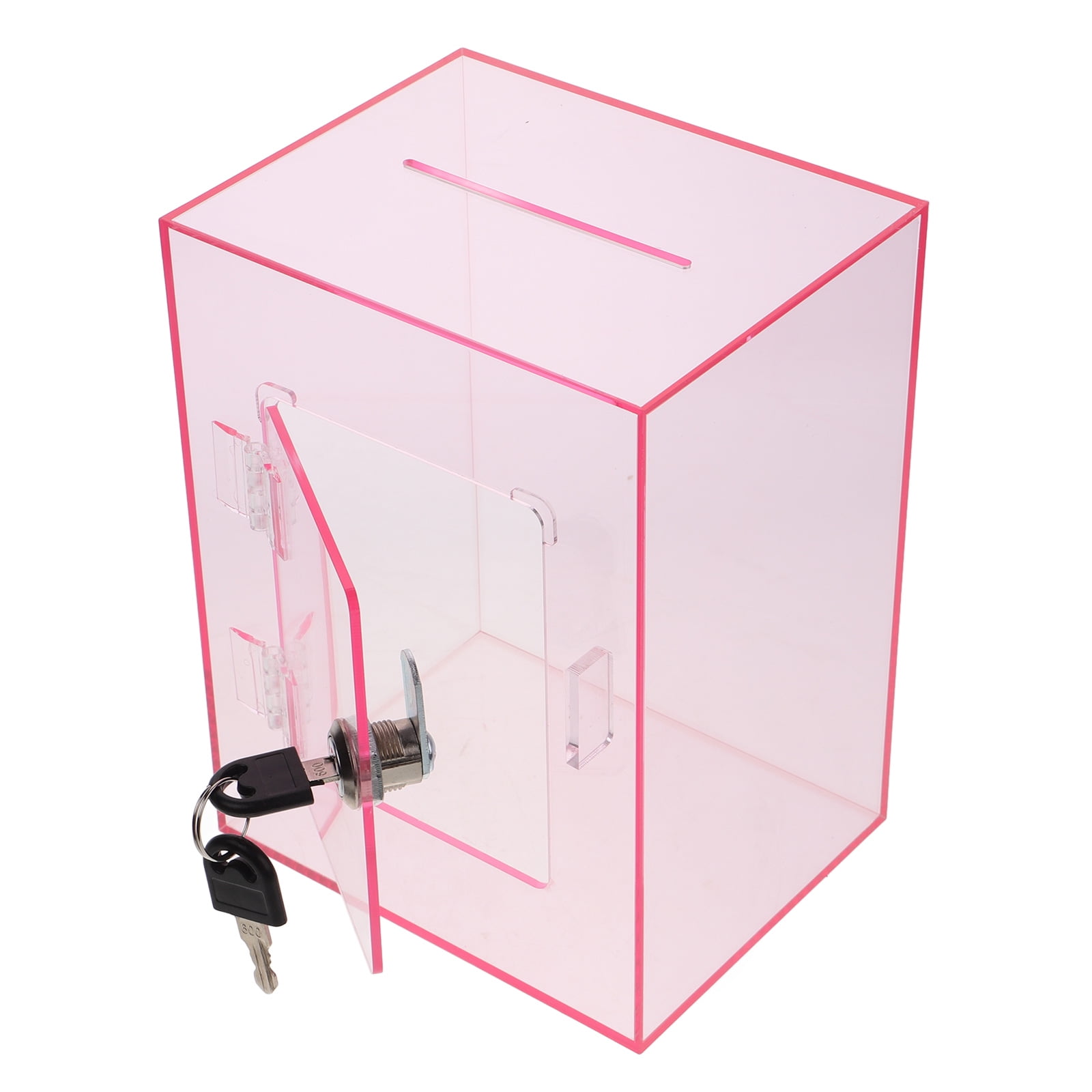 Pumping Tip Box Clear Window Mailbox Letter Post Container Donation ...
