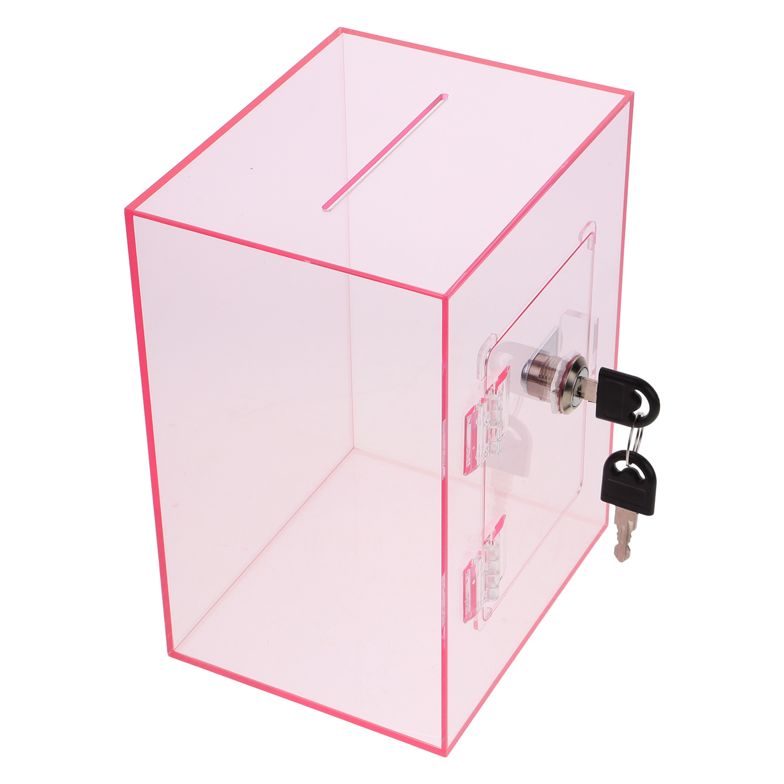 Pumping Tip Box Donation Boxes for Fundraising Clear Window Mailbox ...