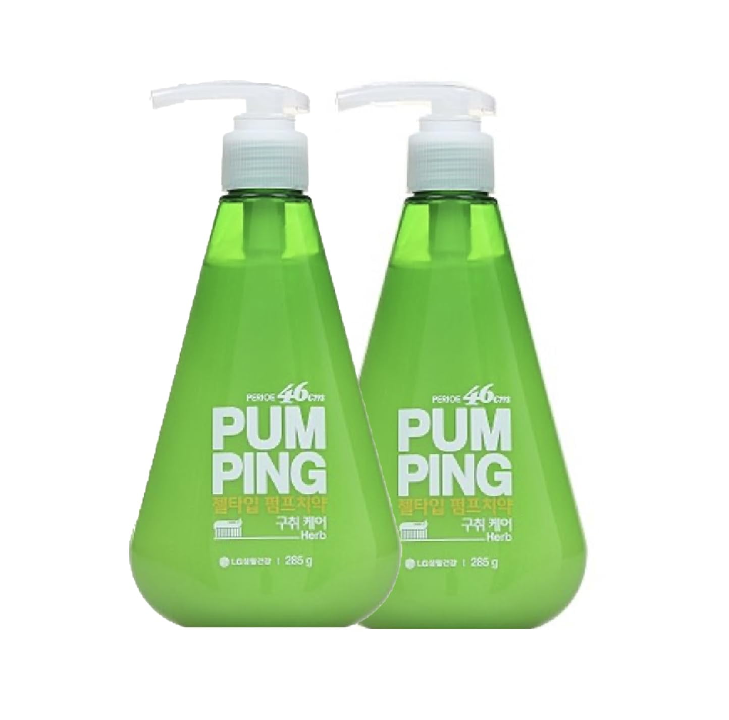 Pumping Toothpaste Herb 10.05oz RRF12 (285g) x 2 - No-Squeeze Gel for Fresh Breath - Walmart.com