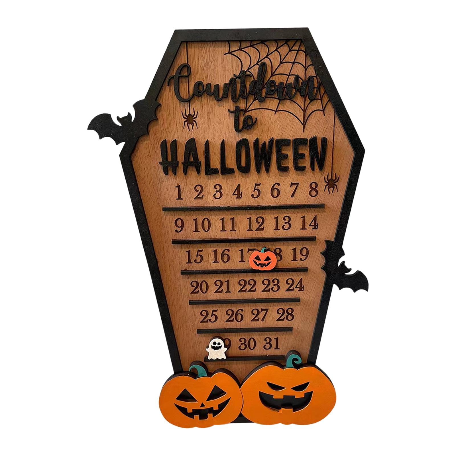 Pumpkin Calendar Halloween Advent Calendar Crafts Pumpkin Wood ...