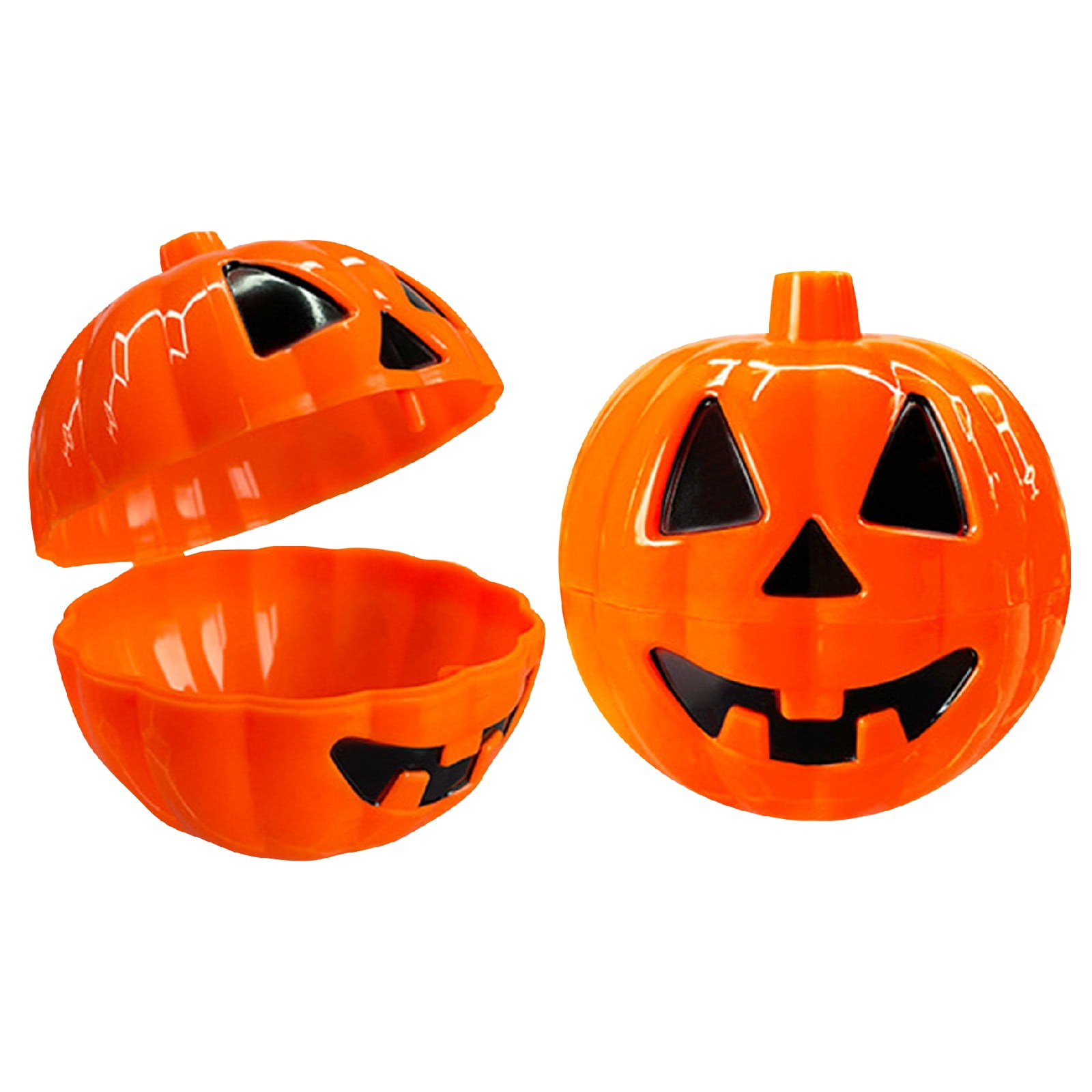 Pumpkin Candy Bucket, Halloween Pumpkin Bucket Small Plastic Pumpkin ...