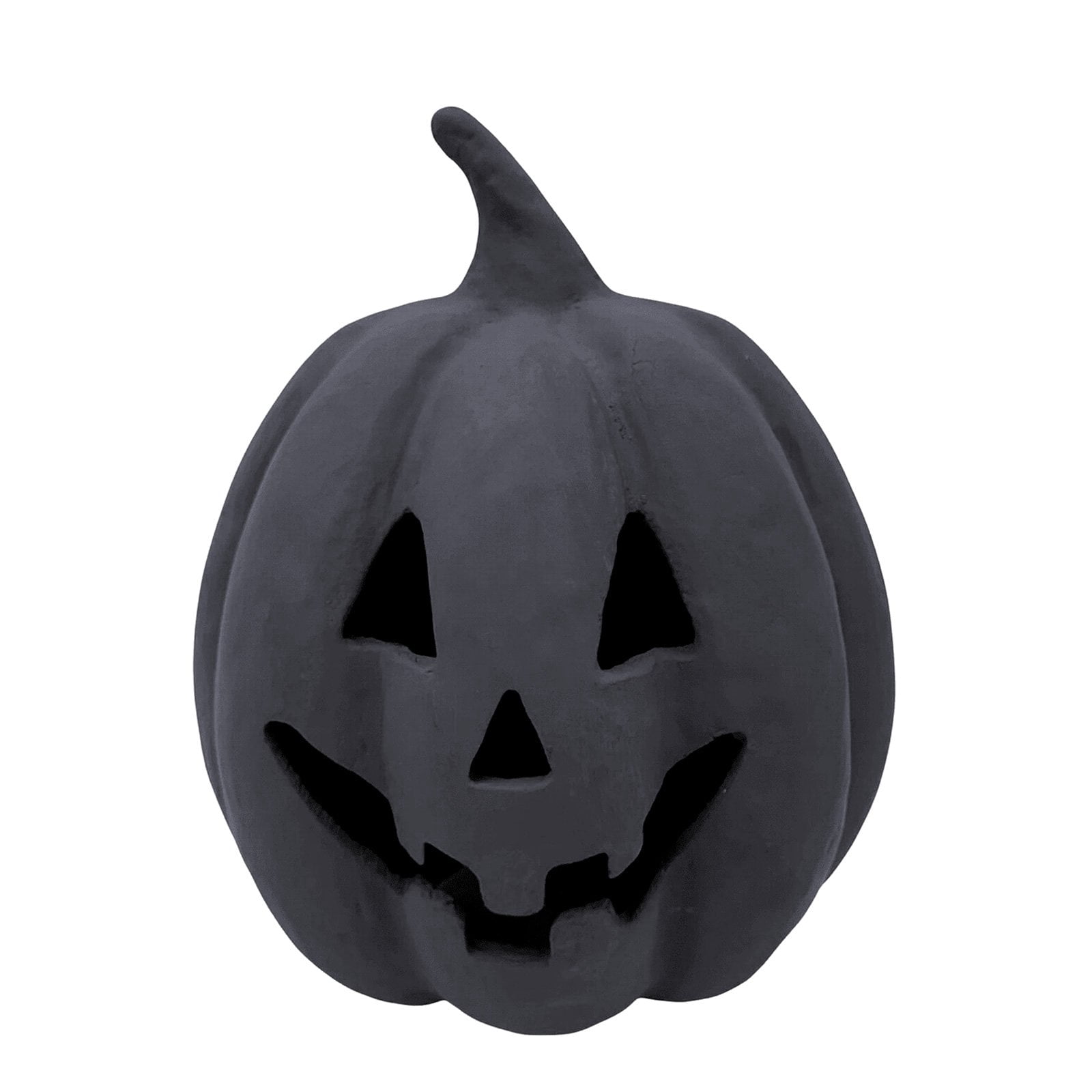 Pumpkin Decor Paper Mache Pumpkin Tabletop Decor Paper Mache Black ...