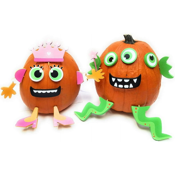 Pumpkin Decorating Kit Push in No Carve DIY Fall Halloween Thanksgiving ...