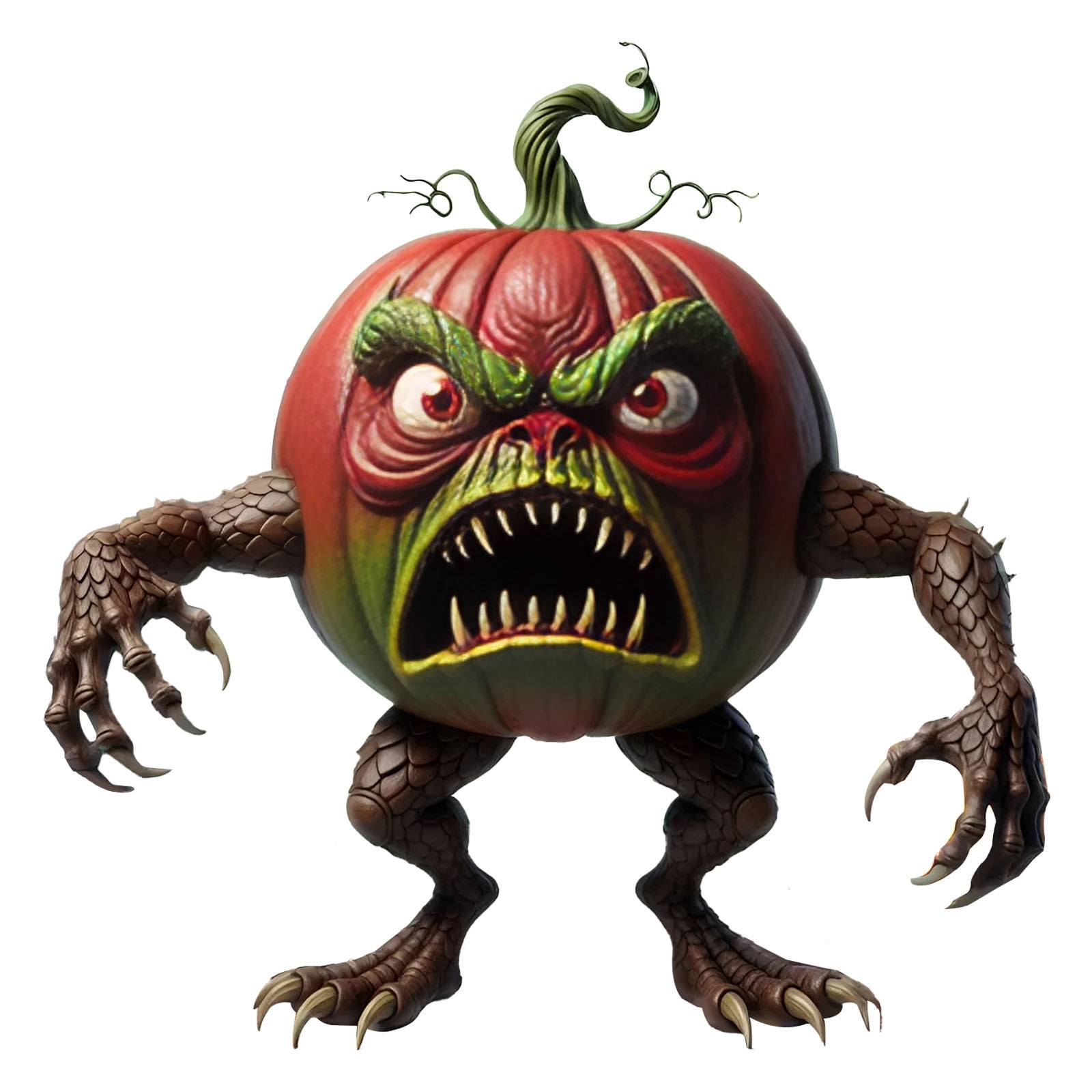 Pumpkin Demon Figurines,Mutant Pumpkin Figurine Halloween Conversation ...