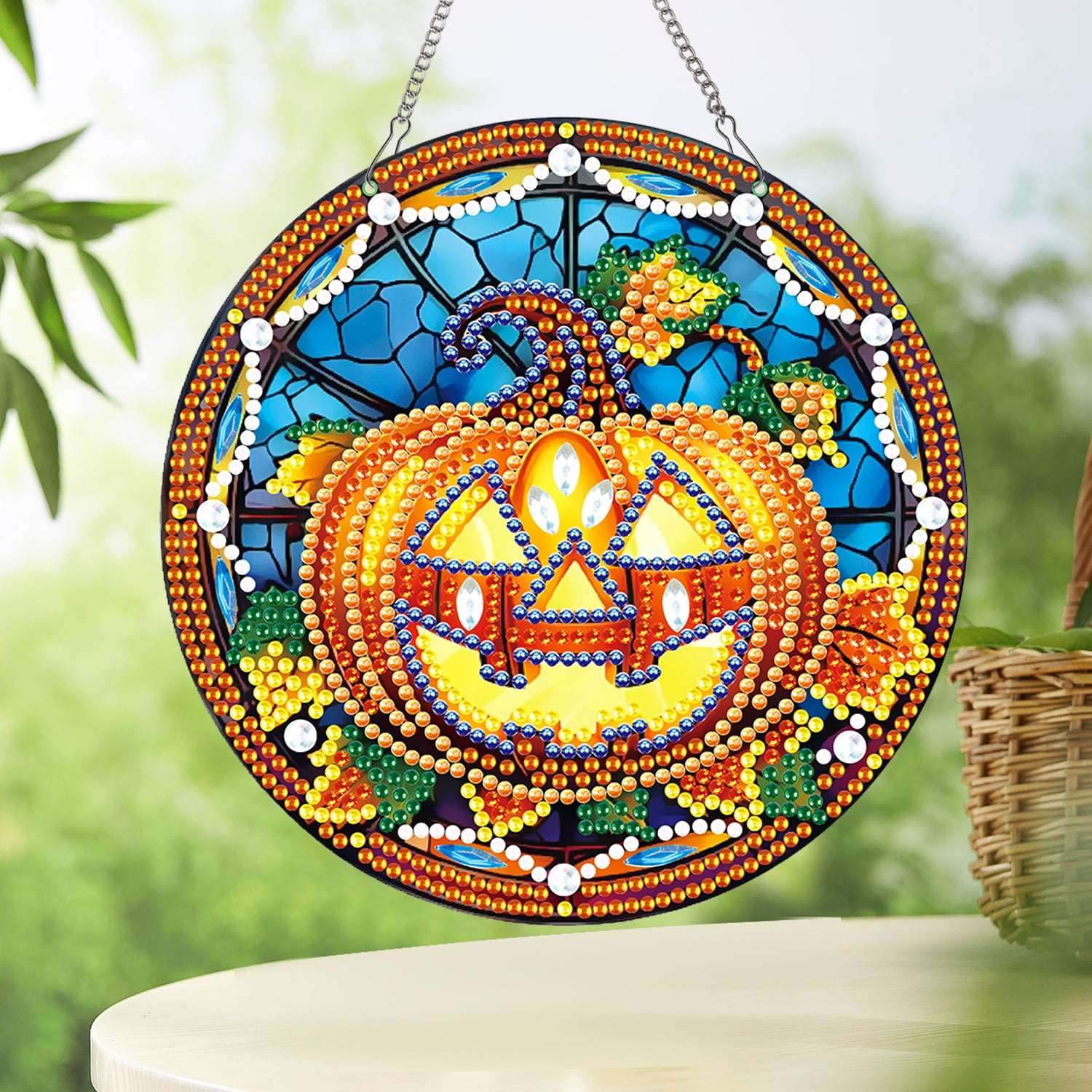 Pumpkin Diamond Art Painting Kit Hanging - Walmart.com