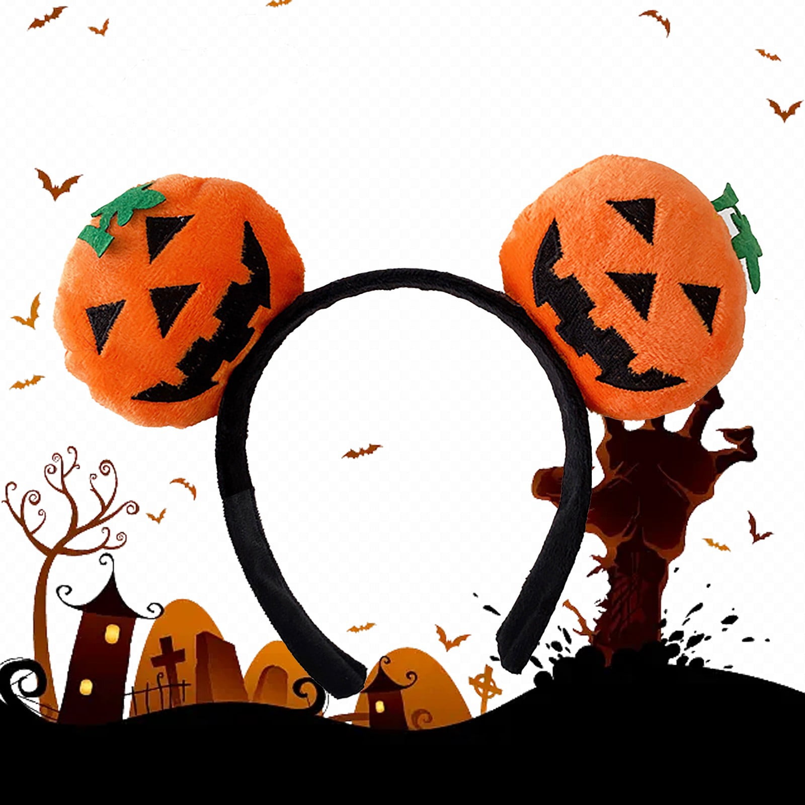 Pumpkin Doll Headband Halloween Headband Cute Holiday Dress Up Props ...