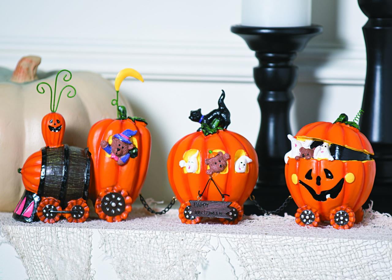 Pumpkin Express Train - Home Decor - 1 Piece - Walmart.com