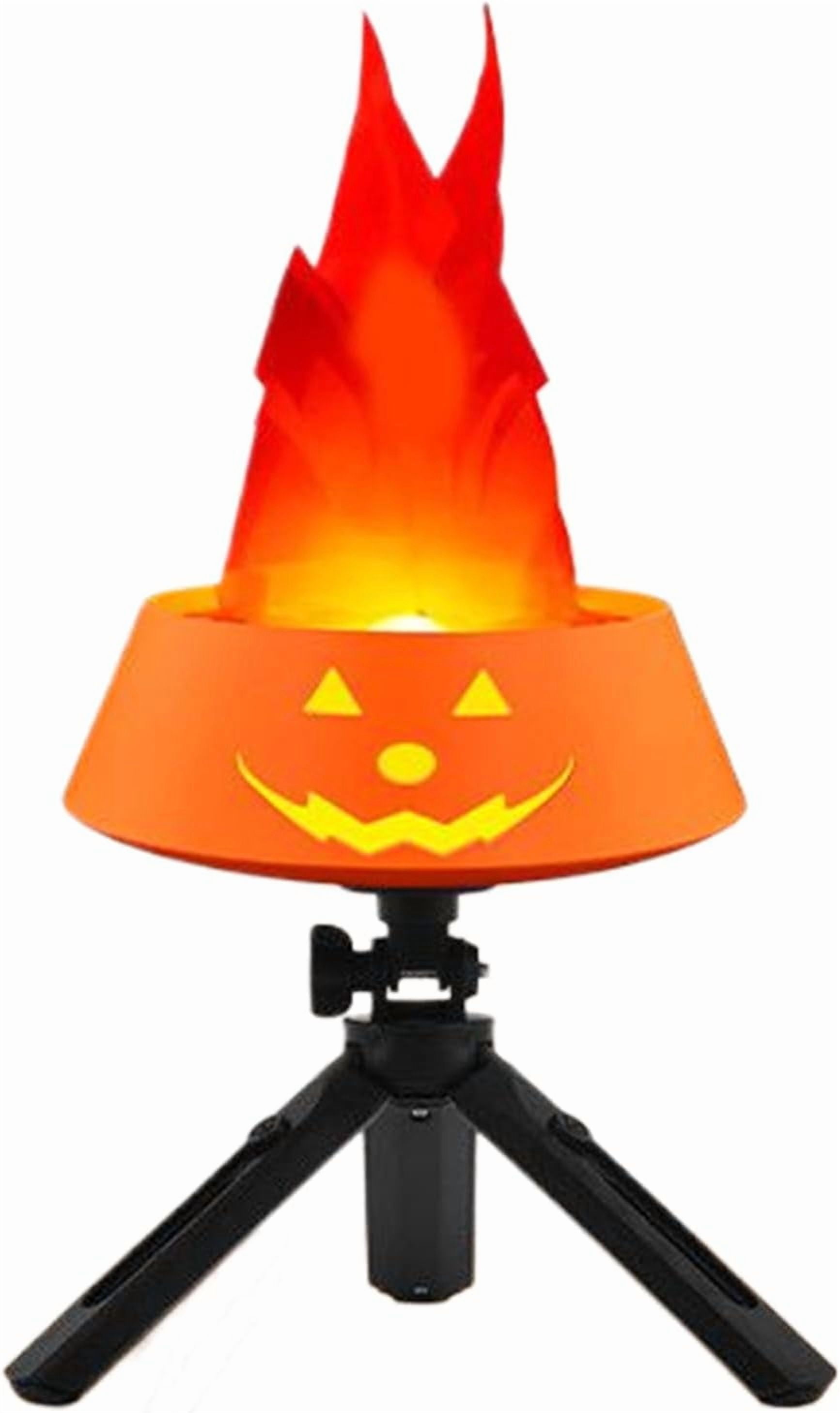 Pumpkin Flame Lamp, Flickering Flame Lights, Festival Fire LED Light ...