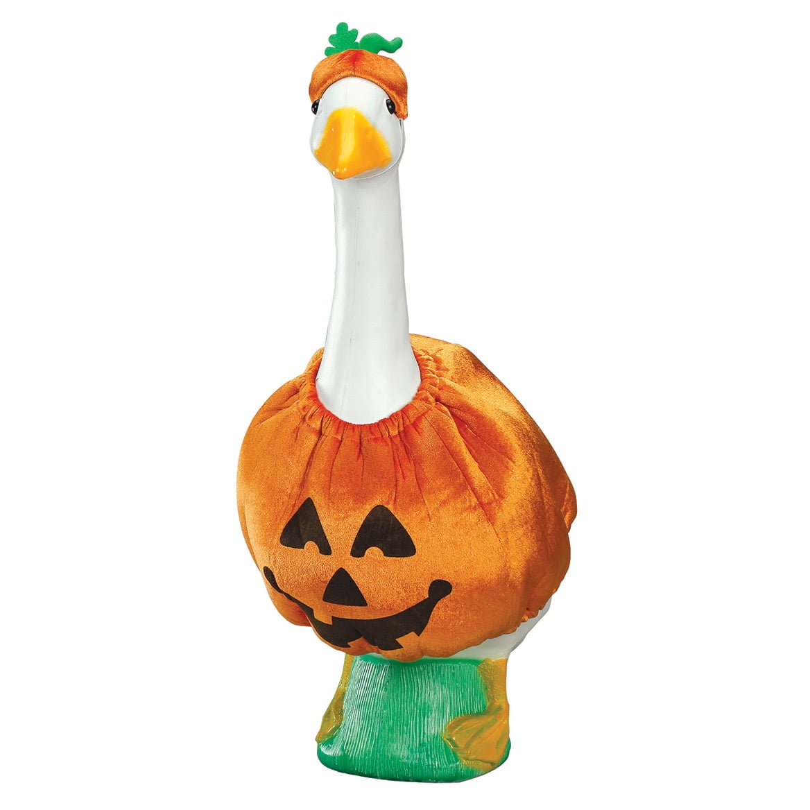 Gaggleville Pumpkin Goose Outfit, Fits 23" H Large Porch Goose by Fox ...