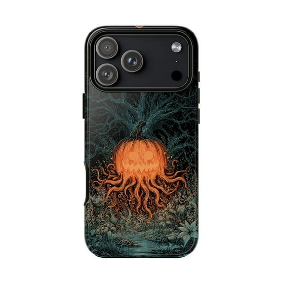 Pumpkin Lantern Tentacle Creepy Halloween Horror Theme Case with iPhone ...