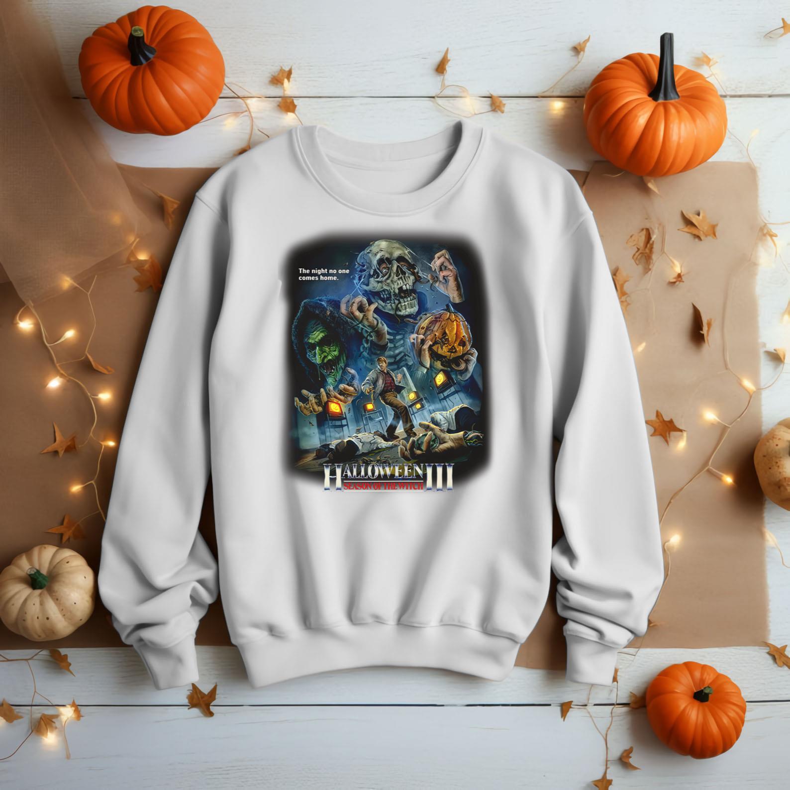 Pumpkin Mask Horror Shirt – Creepy Cult Classic Movie Tee New Instock ...