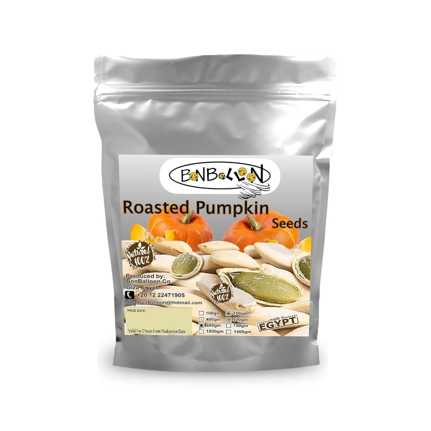 Pumpkin Melon Whole Seeds Roasted & Salted Egyptian Non o Vegan Keto ...