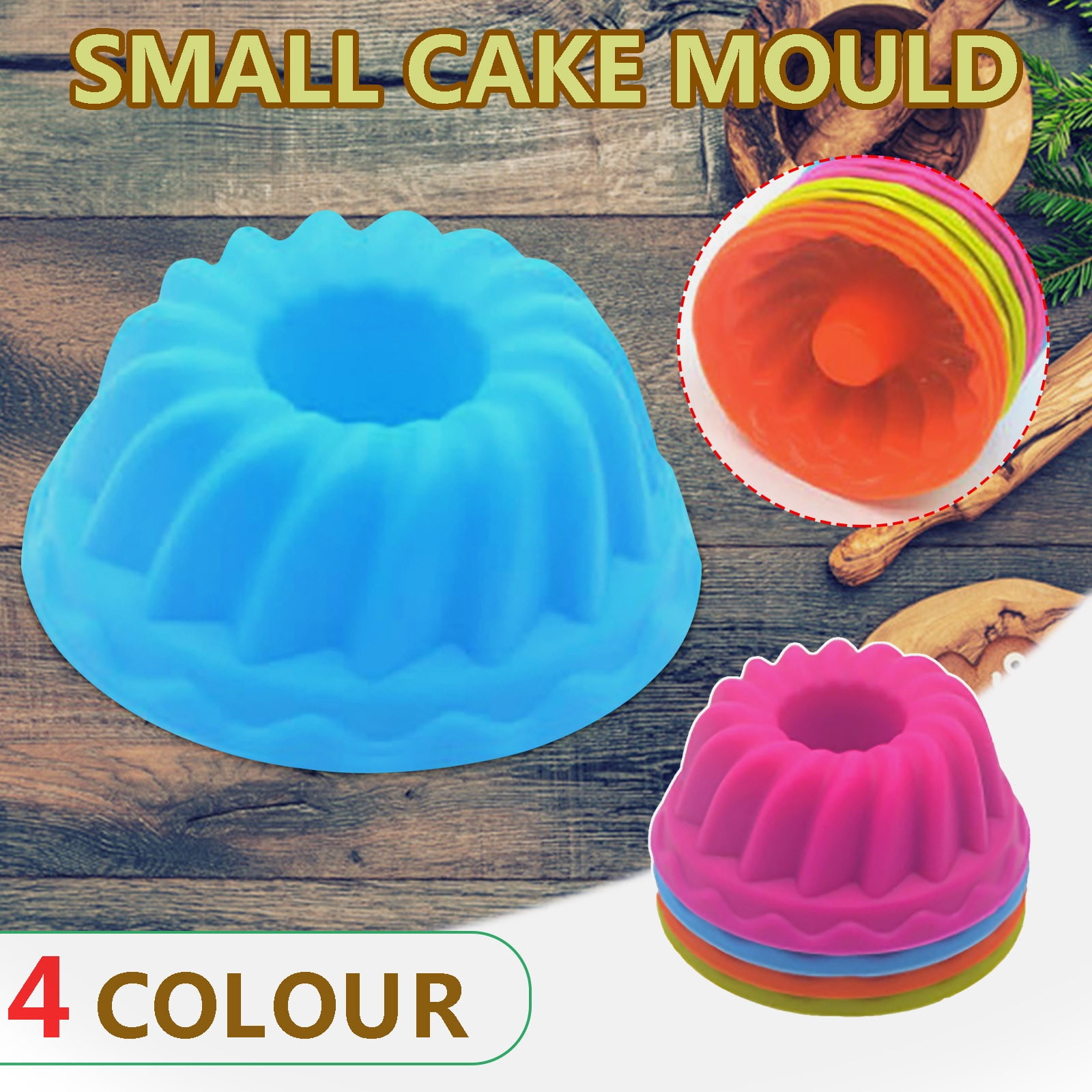 Pumpkin Muffin Mold Pumpkin Cake Pan Silicone Molds, Mini Cake Trays ...