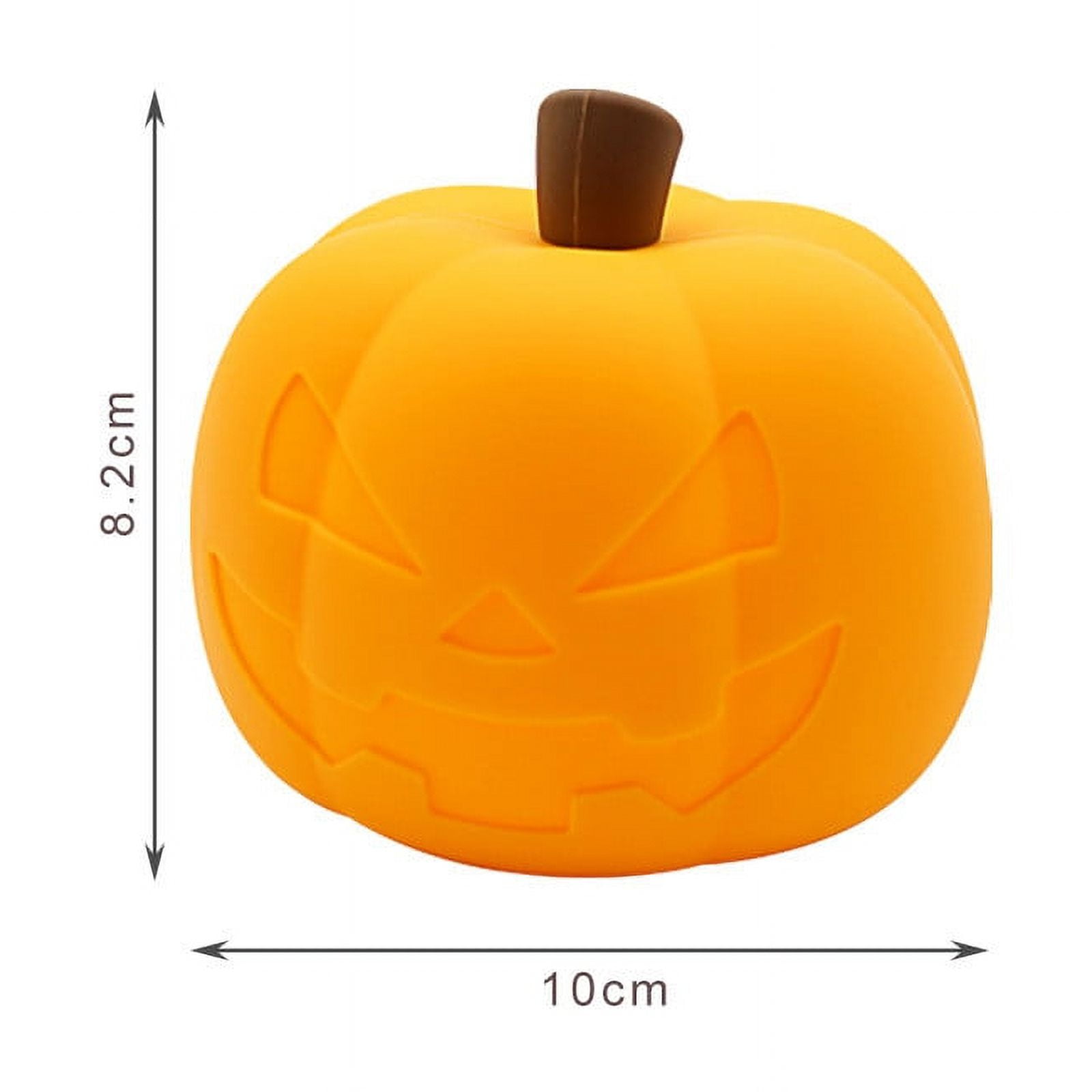 Pumpkin Night Light, Cute LED Pumpkin Lamp, Nursery Nightlight ...