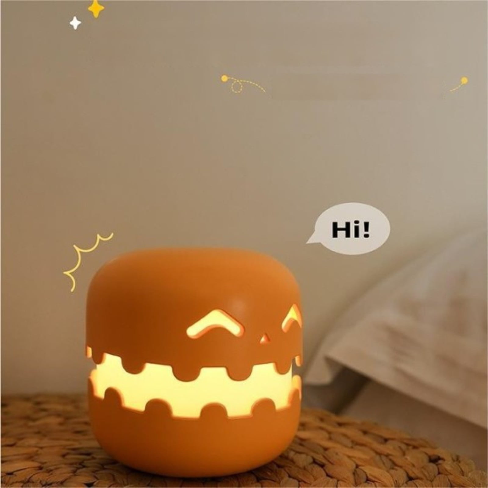 CHEEPUM Room Decorations Nightlight Plugin Pumpkin Night Light Funny ...