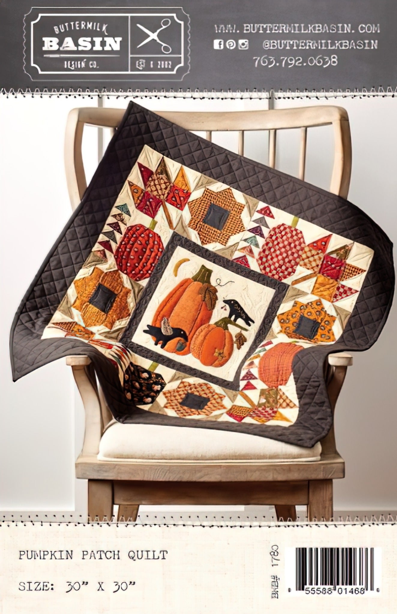 Pumpkin Patch Quilt Pattern - Walmart.com