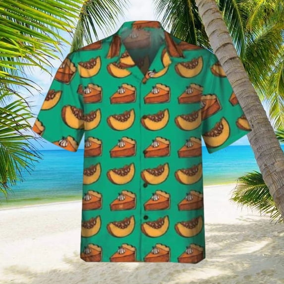 Pumpkin Pie Cream Thanksgiving Hawaiian Shirts Thanksgiving Outfit ...