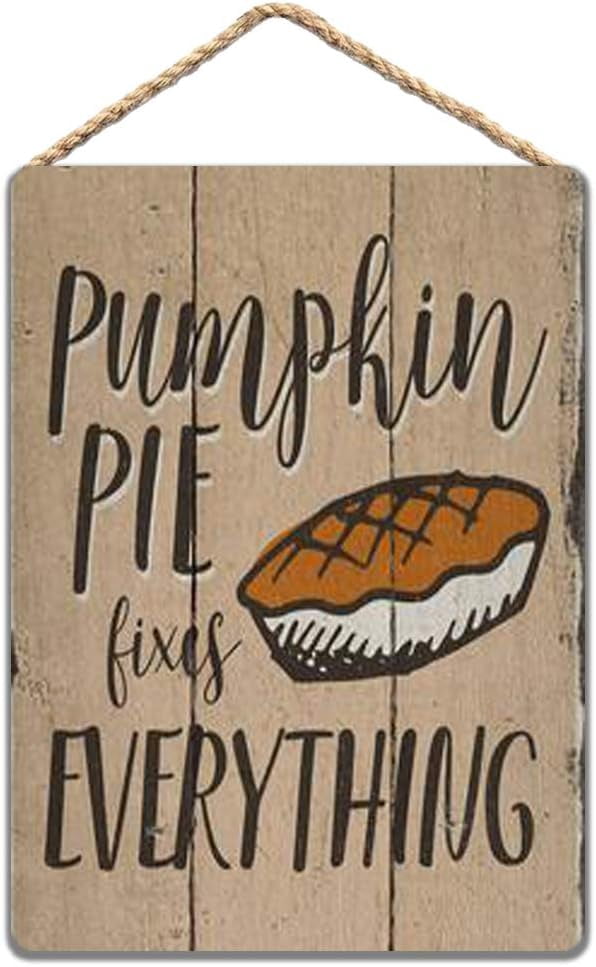Pumpkin Pies Sign Tin Cooking Sign Pumpkin Gift Sign Decor Rustic Hand ...