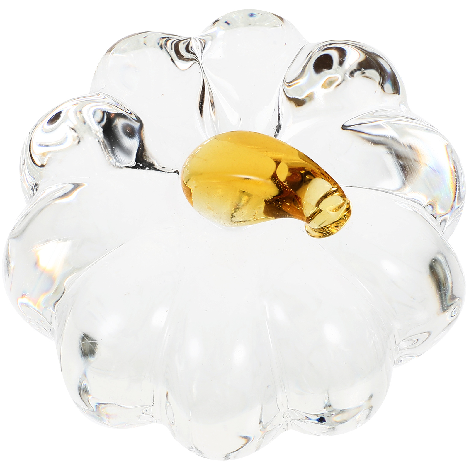 Crystal Pumpkin Decor Transparent Small Pumpkin for Home Office Decor ...