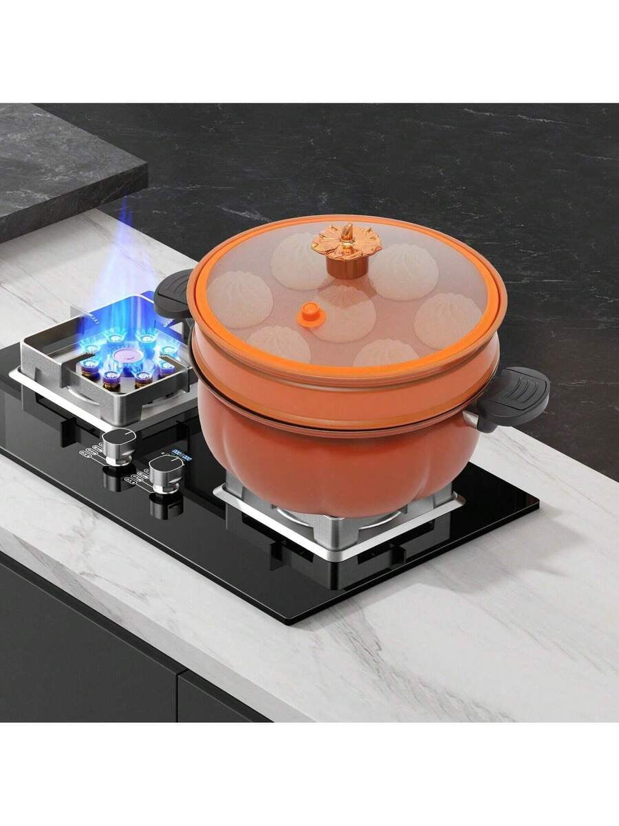Pumpkin Pressure Cooker 8.5qt Micro Pressure Cooking Pot Non-Stick ...