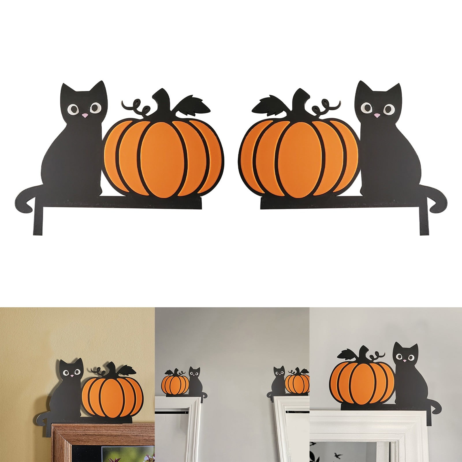 Pumpkin Rabbit Door Decoration Wooden Door Corner Label Window Door ...