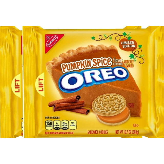 Pumpkin Spice Limited Edition Oreos - 10.7oz (Pack of 2) - Walmart.com