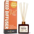 Pumpkin Spice Reed Diffuser, Fall Reed Diffuser Set - Infused w ...