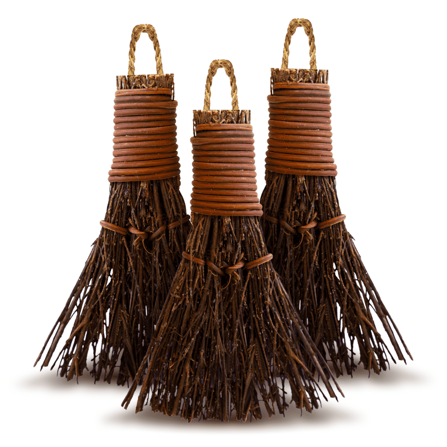 Pumpkin Spice Scented Broom 3in (3 Pack) Mini Broomsticks - Decorative ...