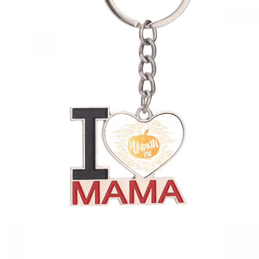 Pumpkin Terror Food Line Art Deco Fashion Keychain Metal Keyring Holder ...