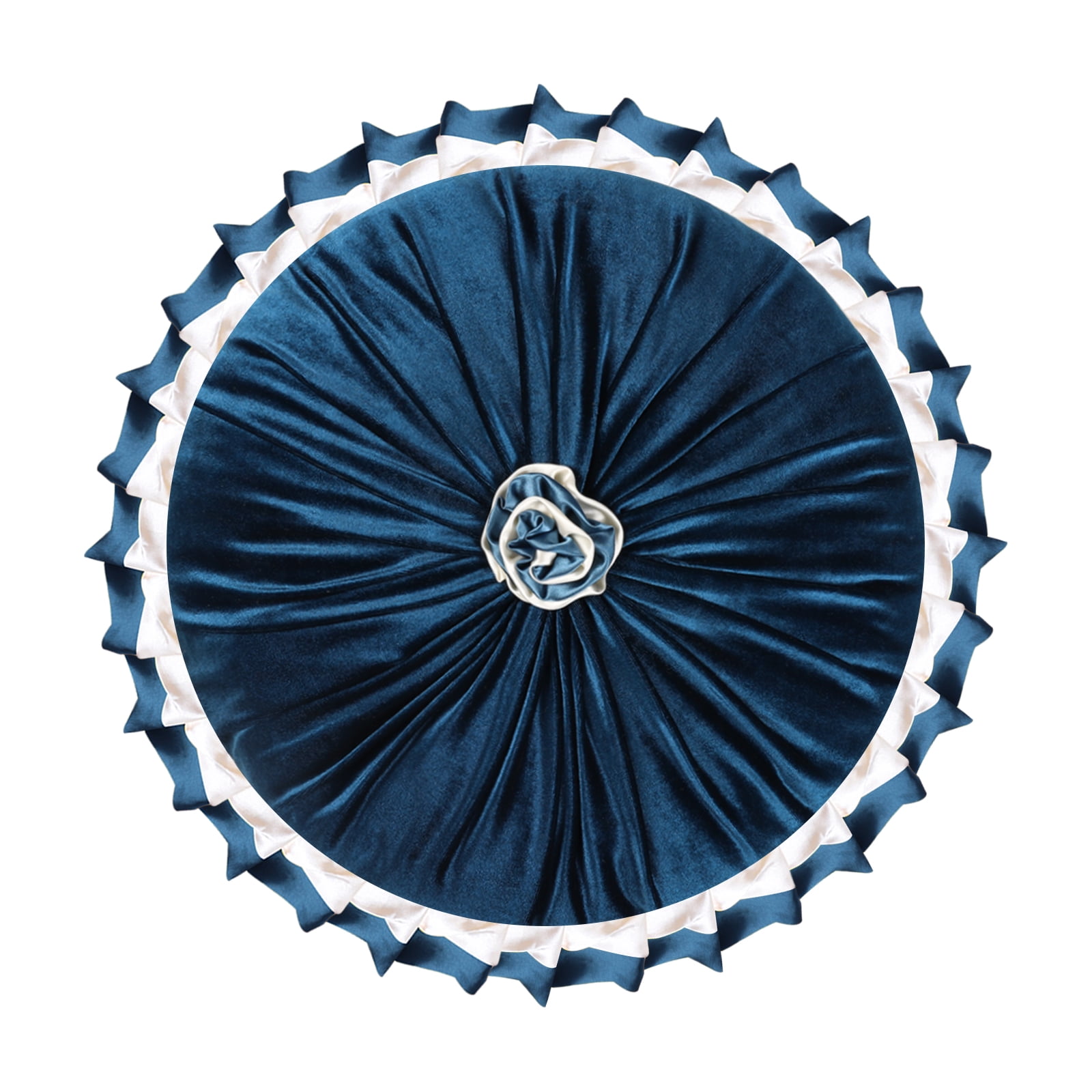 Pumpkin Throw Pillows Decorative Round Flower Velvet Pillows with ...