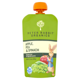 Pumpkin Tree Peter Rabbit Organics Pea, Spinach and Apple, 4.4 oz ...