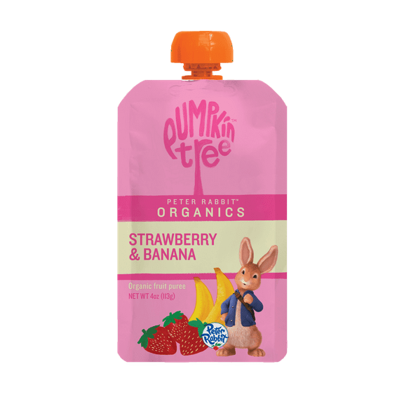 Pumpkin Tree Peter Rabbit Organics, Prebiotic Fiber Banana & Mango 4 oz ...