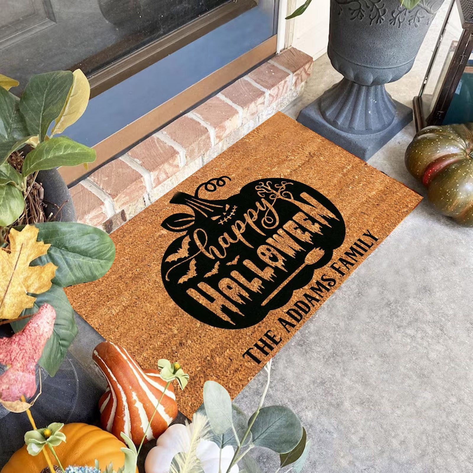 Pumpkin Welcome Mat,Halloween Pumpkin Doormat Hello Pumpkin Door Rug ...